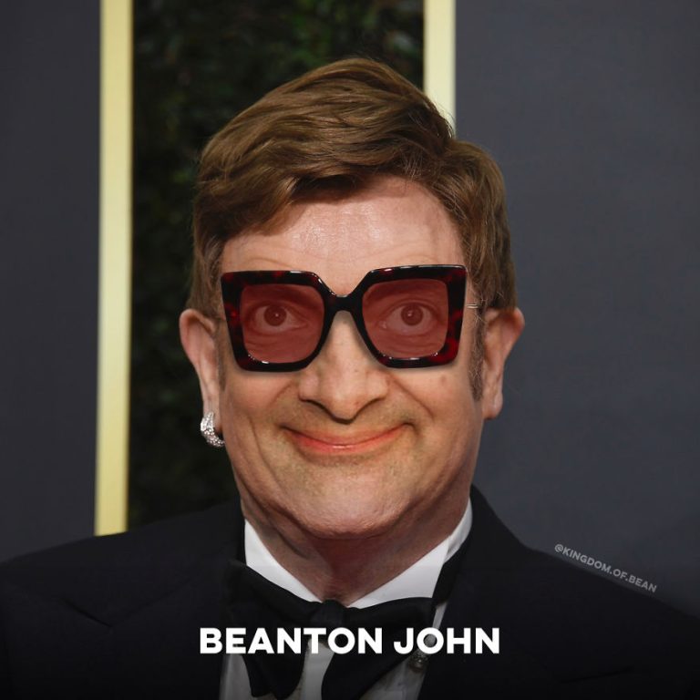 To make you laugh, I Photoshop Mr. Bean's face onto celebrities