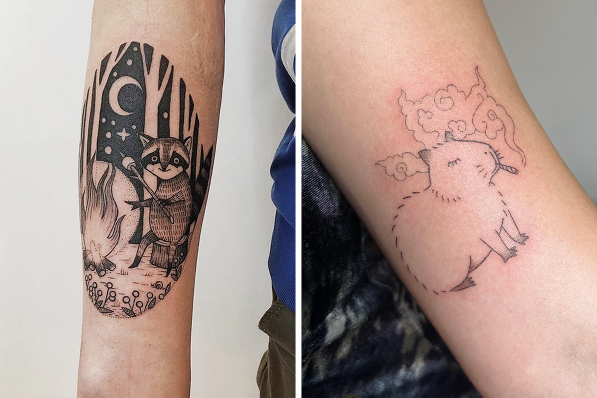 30 Simple and Realistic Animal Tattoo Designs