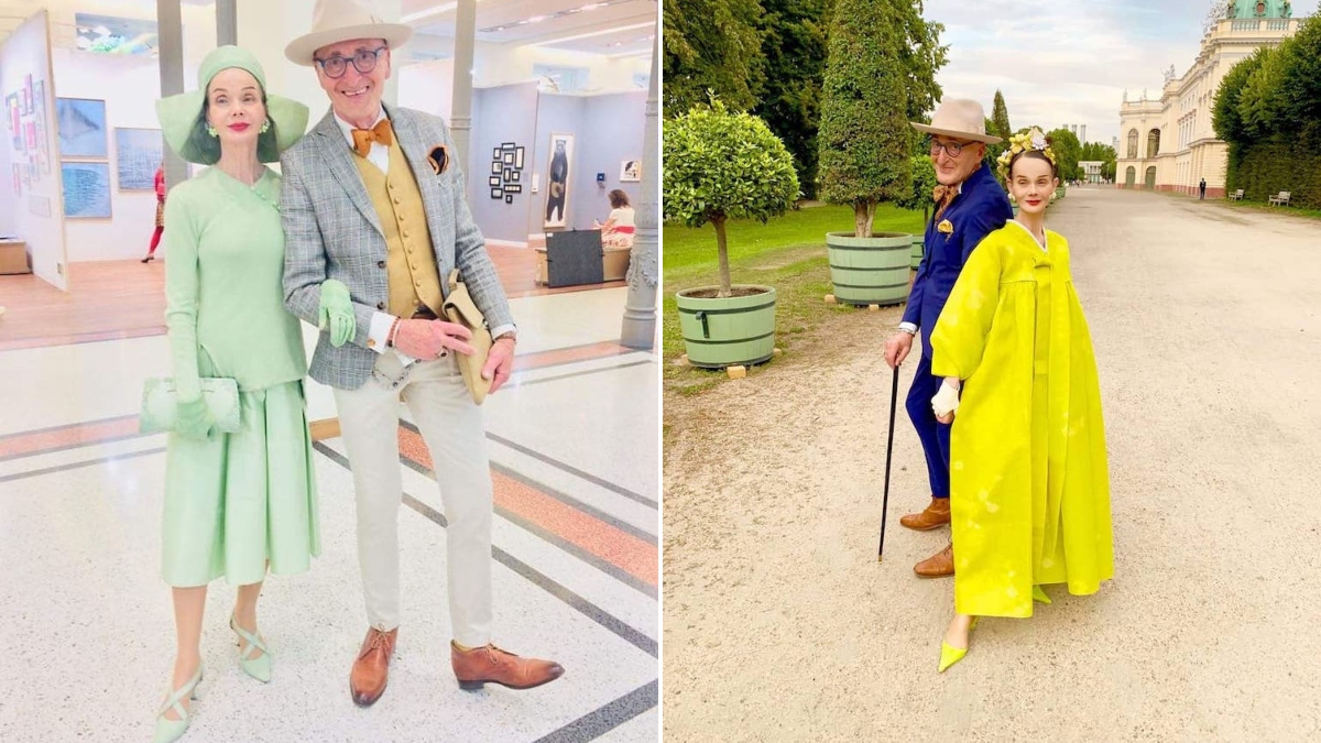 Fashion knows no age: Dapper elderly duo redefines runway